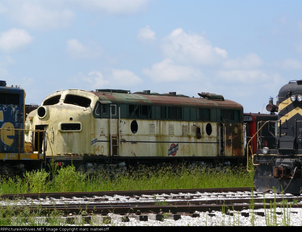 Former C&NW F-7A number unknown.